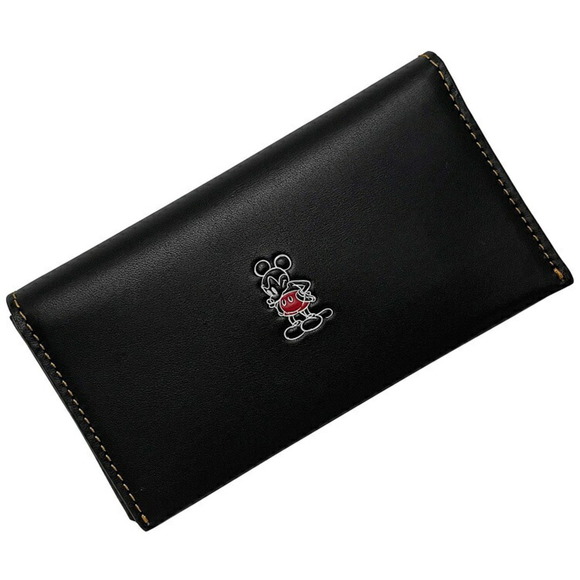 OTHERS | Accessories | Coach Bifold Wallet Black Red White Disney ...